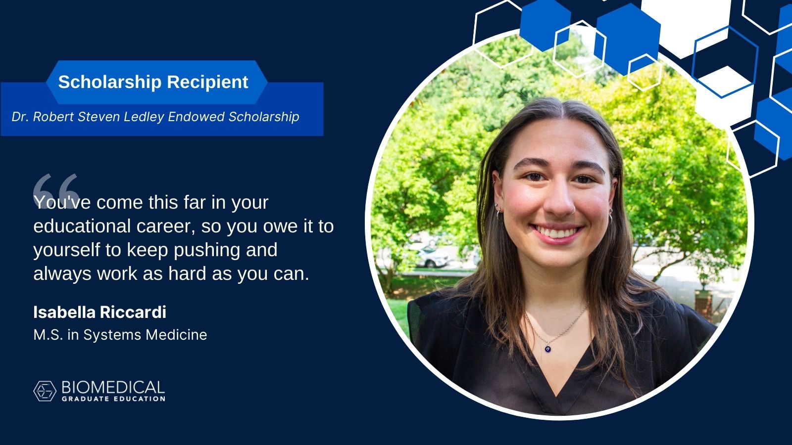 Isabella Riccardi | Biomedical Graduate Education | Georgetown University