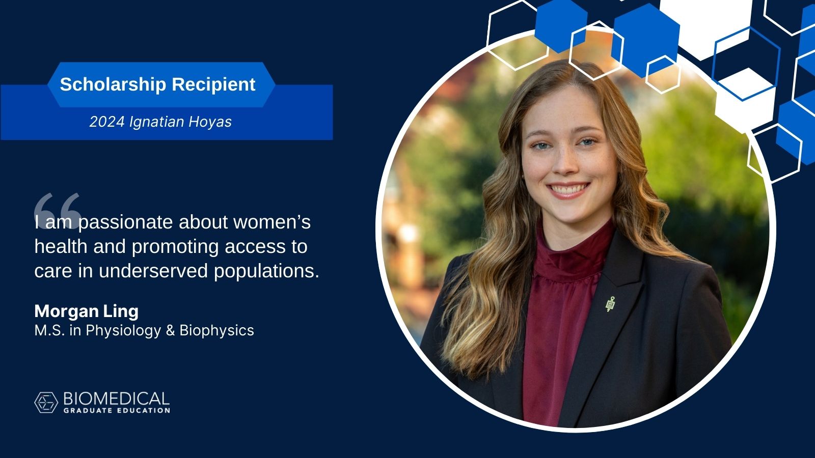 Morgan Ling | Biomedical Graduate Education | Georgetown University